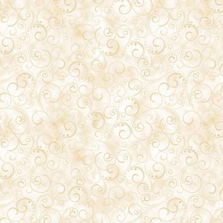 Swirling Splendor - Cream 108" Wide Backing 19705W-07 - Quilting Fabric ...