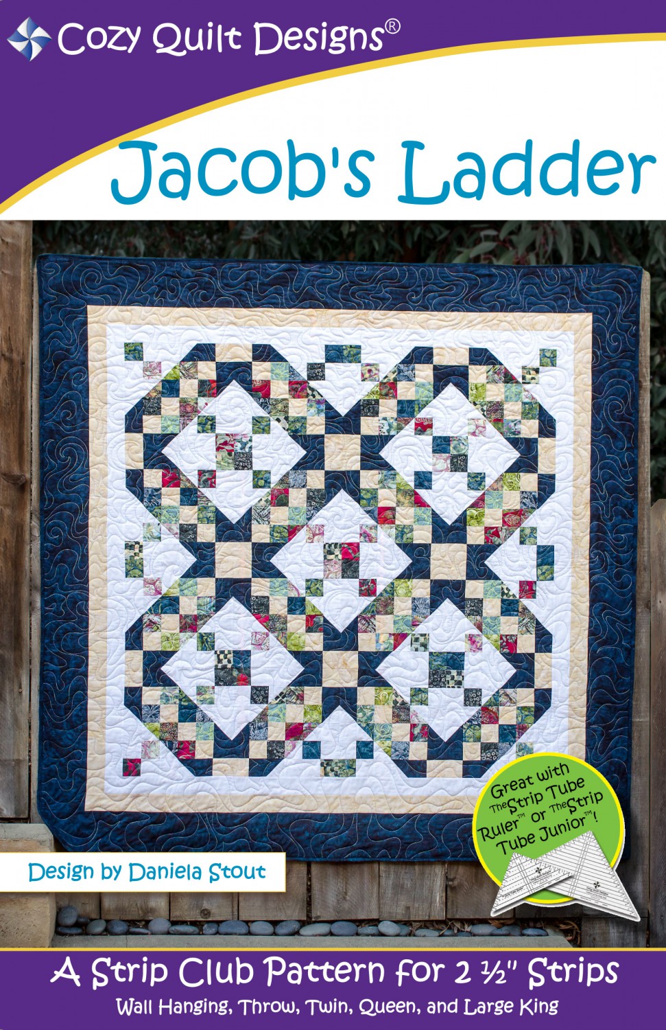 Jacobs Ladder CQD01148 - Quilting Pattern: Stitch-It Central