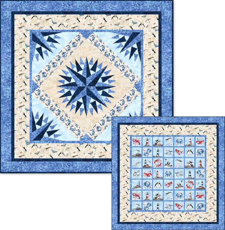 --Atlantic Compass PTN2454/MGD292 - Quilting Pattern: Stitch-It Central