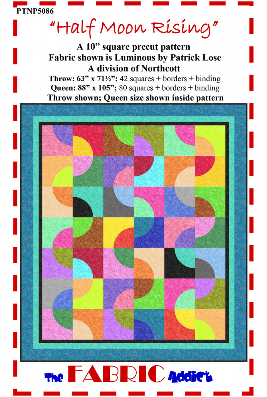 Half Moon Rising PTNP5086 - Quilting Pattern: Stitch-It Central