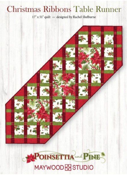 Christmas Ribbons Table Runner - FREE DOWNLOAD: Stitch-It Central