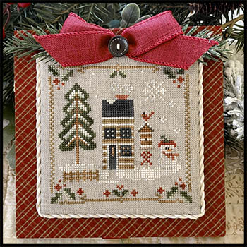 Log Cabin Christmas - Mrs. Snow #7 - Cross Stitch Chart: Stitch-It Central