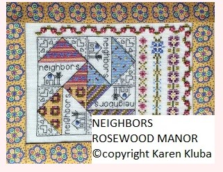 Neighbors - Cross Stitch Chart (Button Pack Included): Stitch-It Central