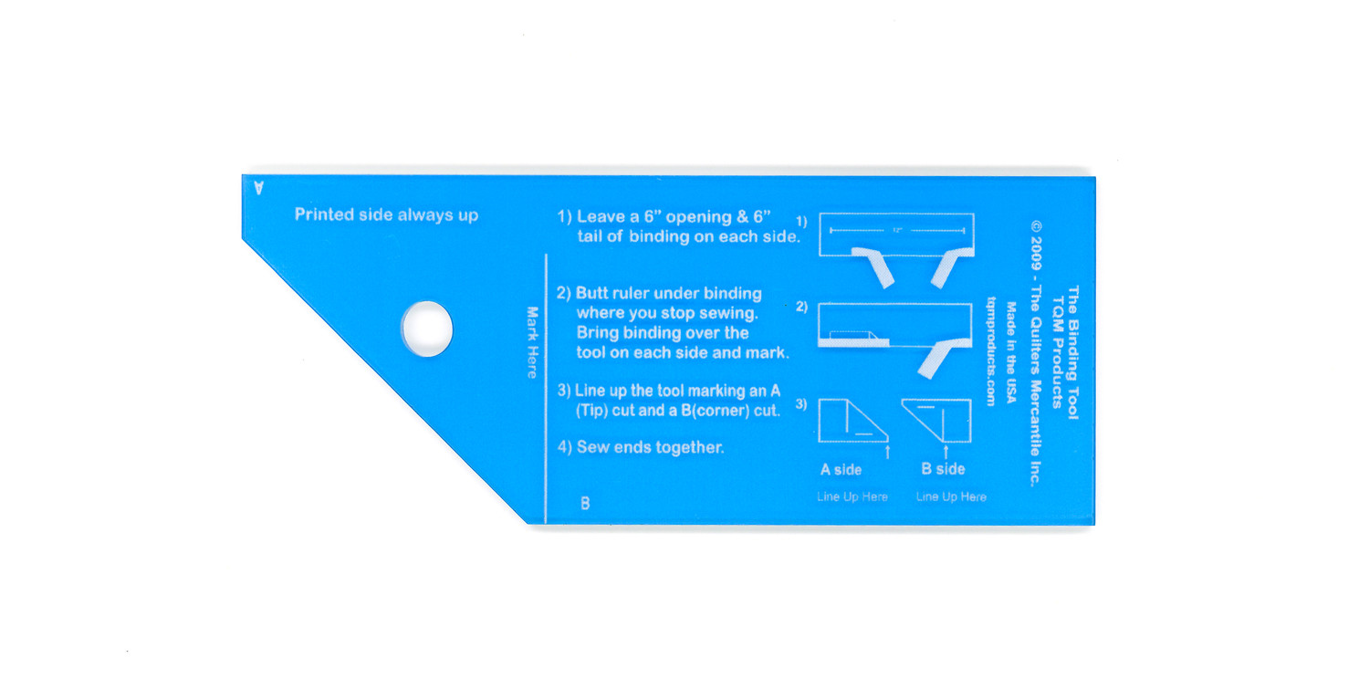 The Mini Binding Tool Template Ruler TQM003: Stitch-It Central