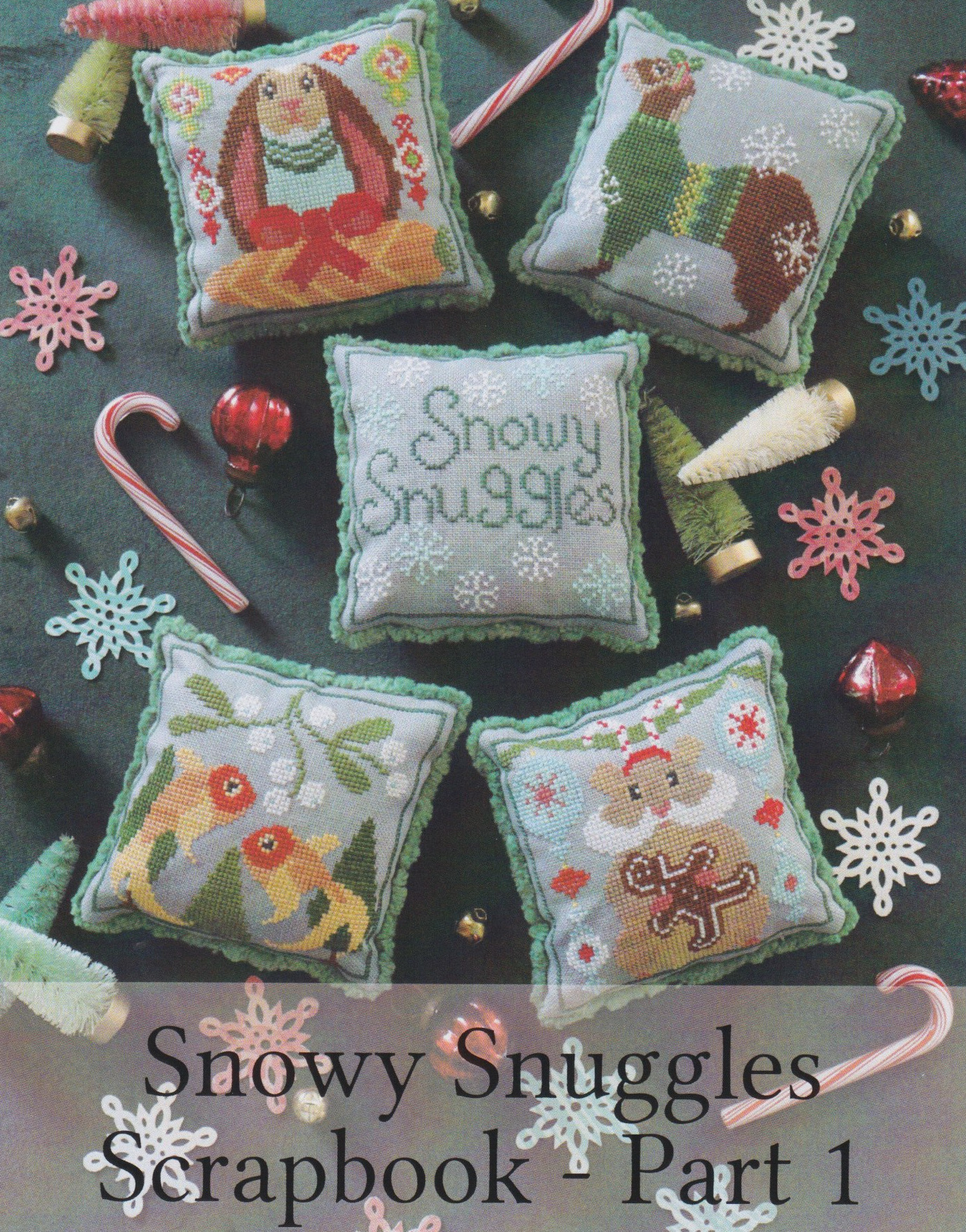 Snowy Snuggles Scrapbook #1 - Cross Stitch Chart: Stitch-It Central