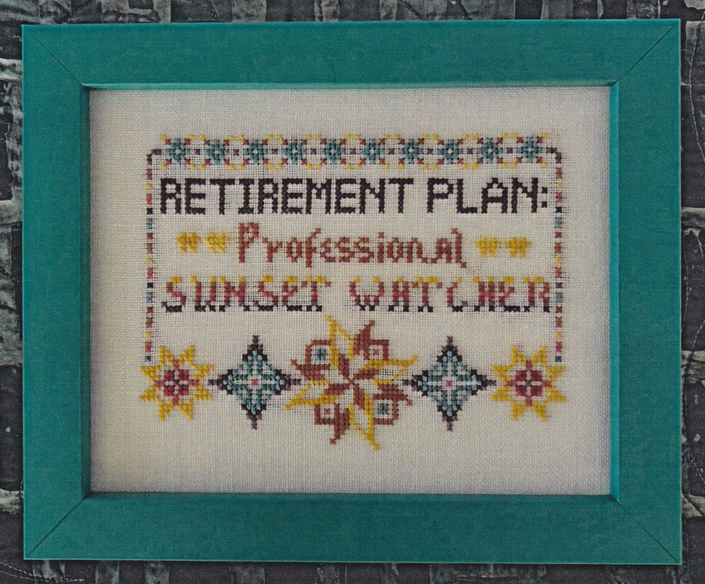 Retirement Plan - Cross Stitch Chart: Stitch-It Central