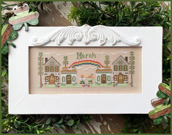 Monthly Mini Village - March - Cross Stitch Chart: Stitch-It Central