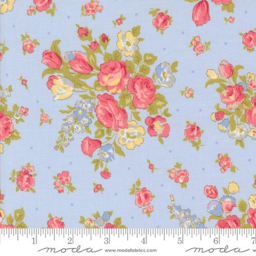 Memory Lane - Floral on Sky 518780-16 - Quilting Fabric: Stitch-It Central