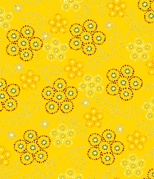 Full Moon Rising - Yellow BA-0002M - Quilting Fabric: Stitch-It Central