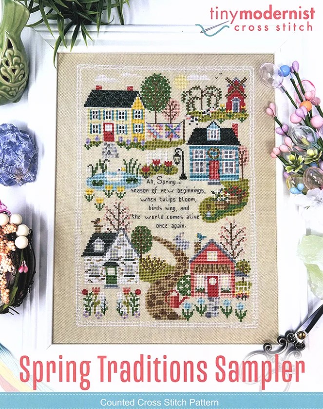 Spring Traditions Sampler - Cross Stitch Chart: Stitch-It Central