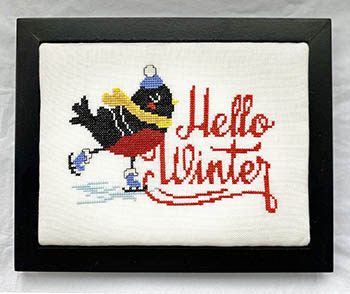 Winter Post Card - Cross Stitch Chart: Stitch-It Central