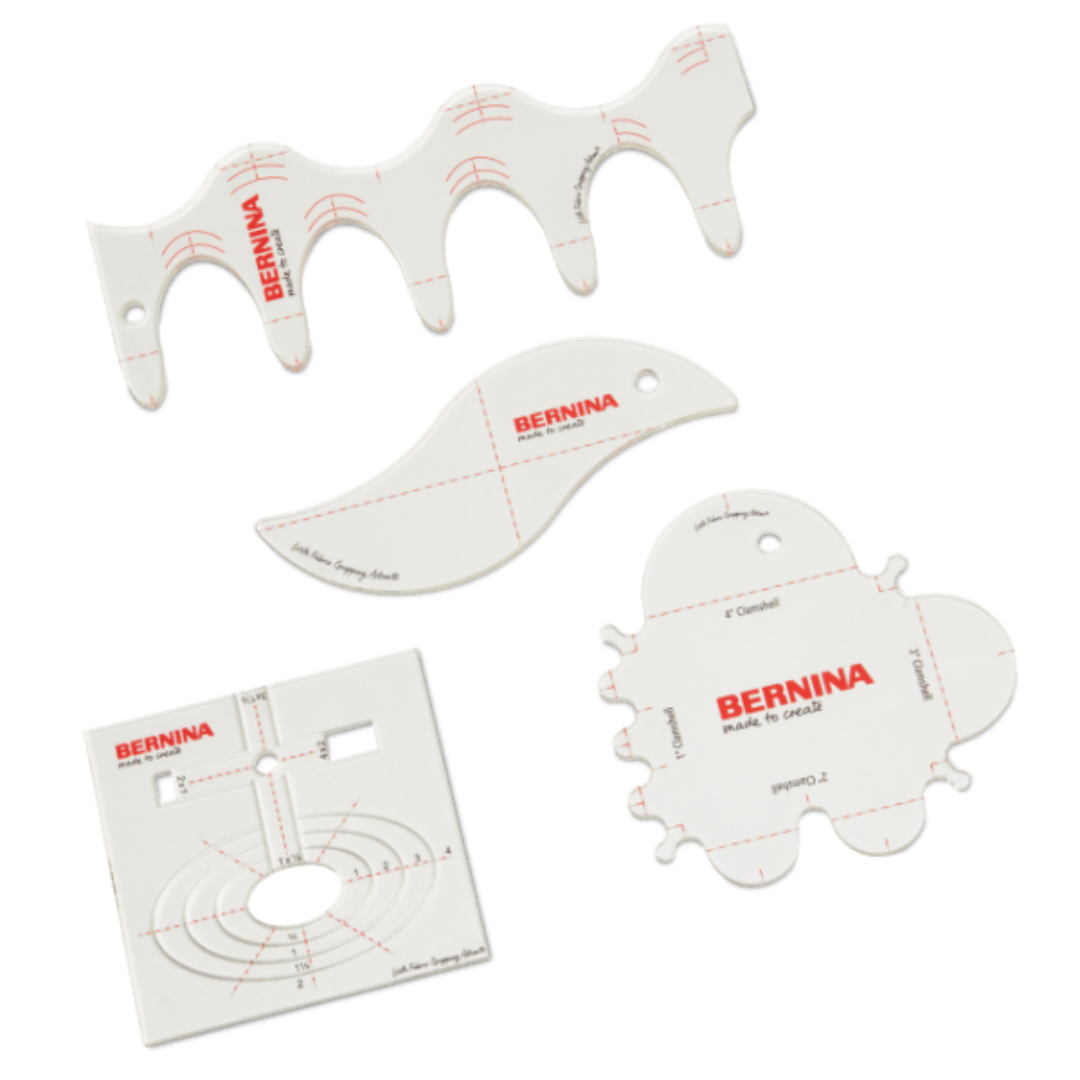 --Bernina Curves and Clams Ruler Kit: Stitch-It Central