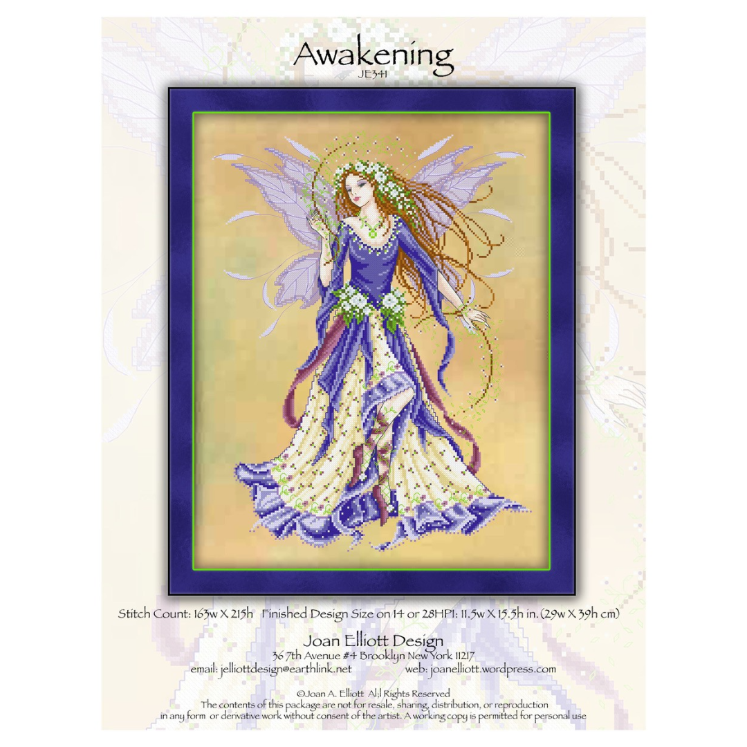 Awakening JE341 - Cross Stitch Chart: Stitch-It Central