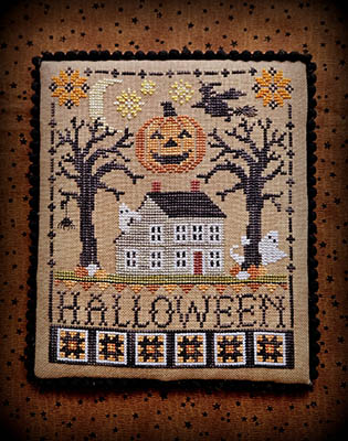 Halloween Saltbox - Cross Stitch Chart: Stitch-It Central