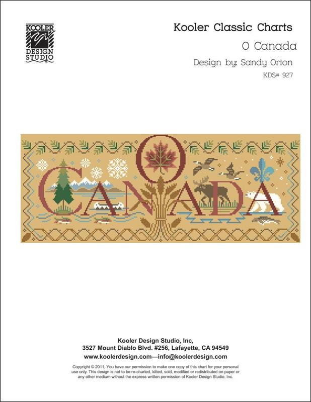 O Canada KDS#927 - Cross Stitch Chart: Stitch-It Central