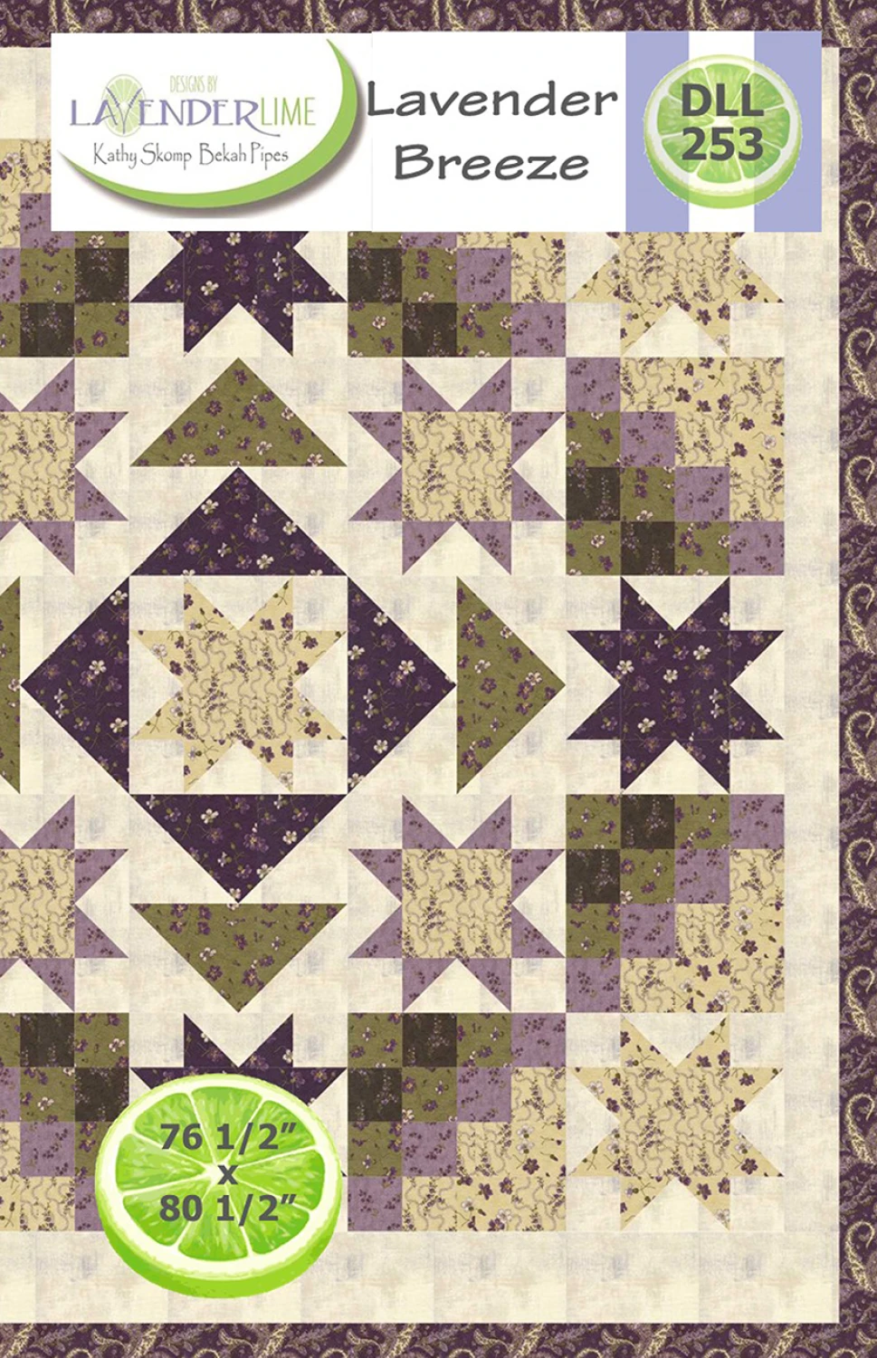 Lavender Breeze #DLL253 - Quilting Pattern: Stitch-It Central