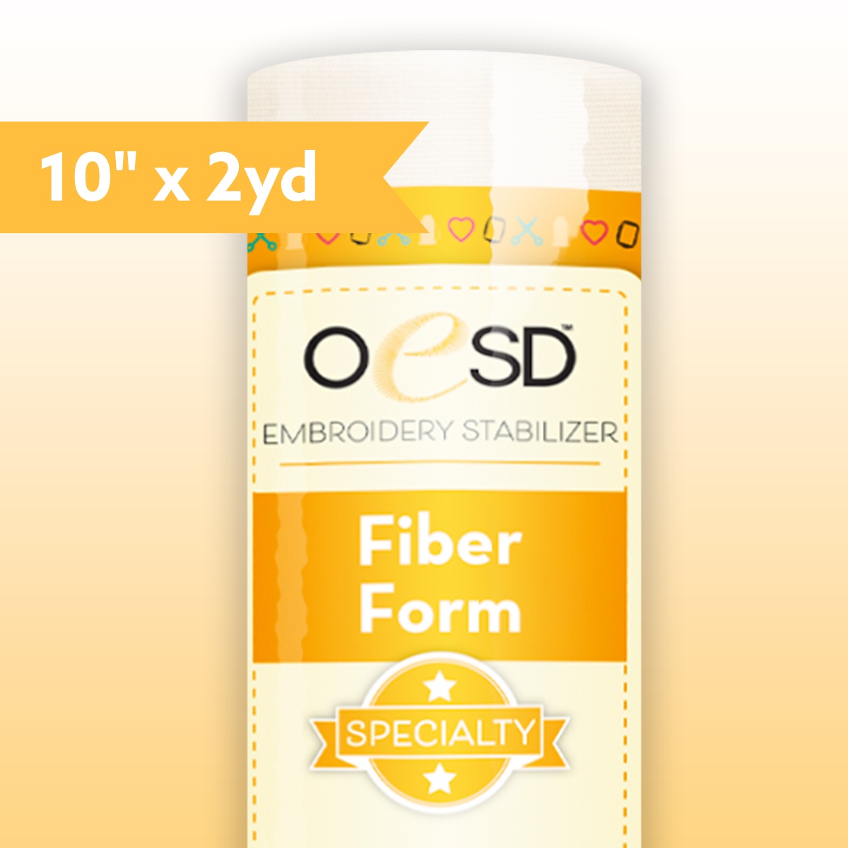 OESD - Fiber Form Stabilizer 10" x 2yds #HBFFC43-10: Stitch-It Central