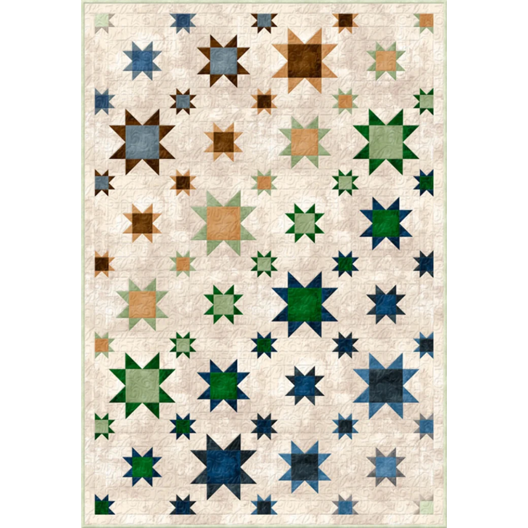 Starstruck Large Neutral Throw 53"x77" #Q591-26B-591 - Quilting Kit ...