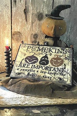 Pumpkins Are Important - Cross Stitch Chart: Stitch-It Central
