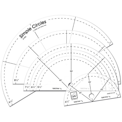 Simple Circles Rotary Cutting Rulers: Stitch-It Central